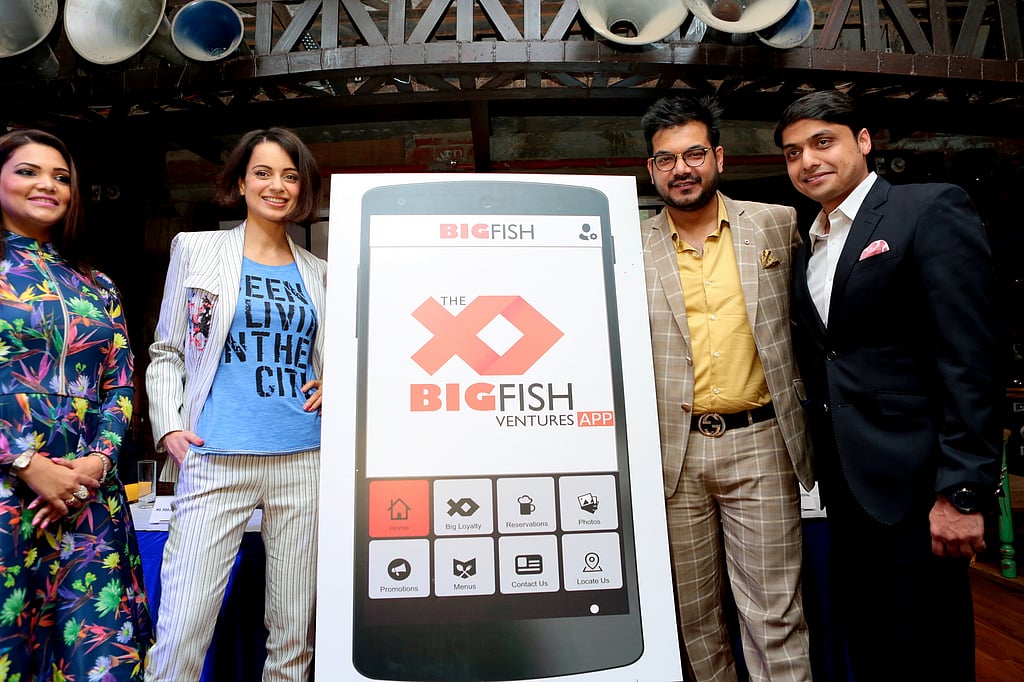 Kangana Launches Big Fish Ventures\' Table Reservation App