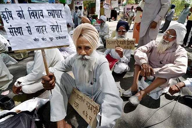 Farmers start five-day dharna in Punjab for complete farm loan waiver