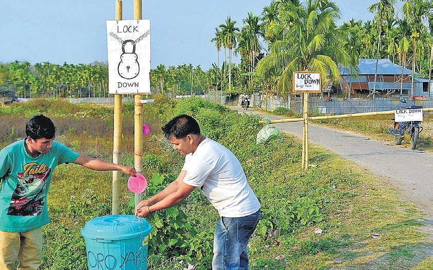 Coronavirus outbreak: Villages in Northeast barricade to keep away ...