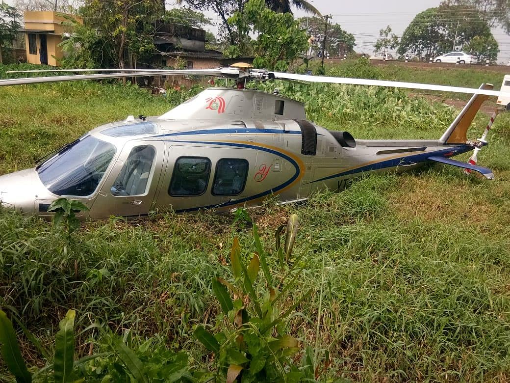 Close shave for Yusuff Ali, wife and 5 others as their chopper belly ...
