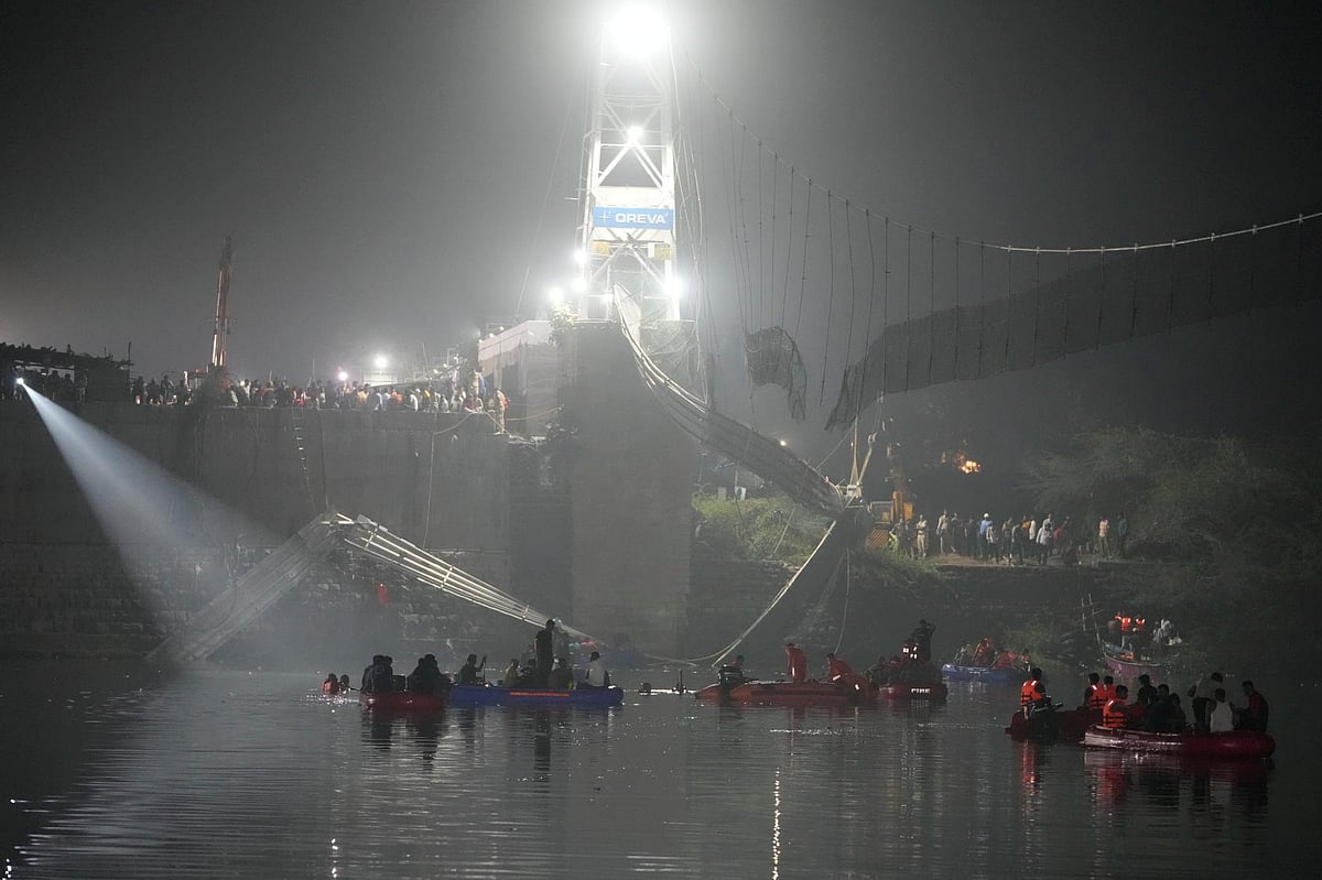 Here is a look at major bridge collapse incidents in India in recent past