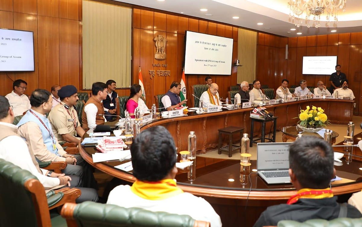 DNLA signs pact, Assam no longer has any tribal armed group: Shah