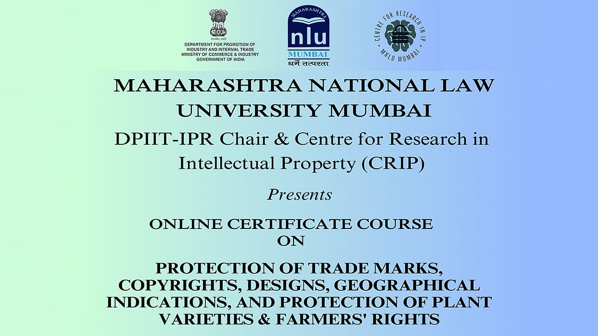 MNLU Mumbai announces Online Certificate Course on Intellectual ...
