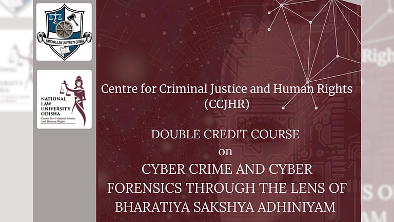 NLUO-CCJHR announces Double Credit Course on Cyber Crime and Cyber ...