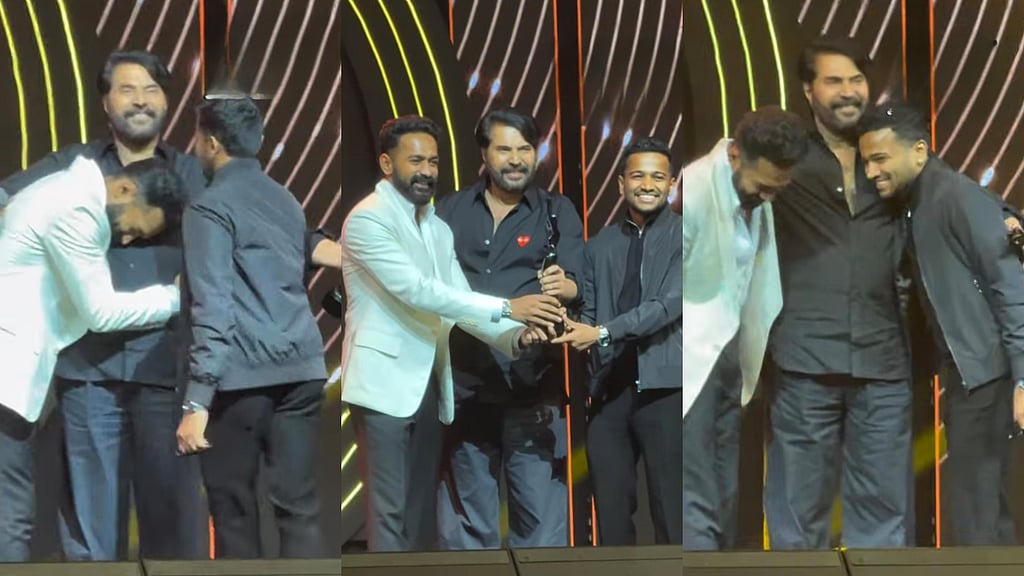 Watch Mammootty turn his Filmfare win for Bramayugam into a shared ...