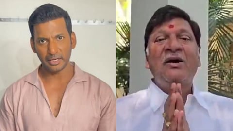 Vishal shares production updates on Magudam and Purushan