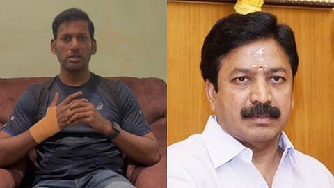 Vishal shares production updates on Magudam and Purushan