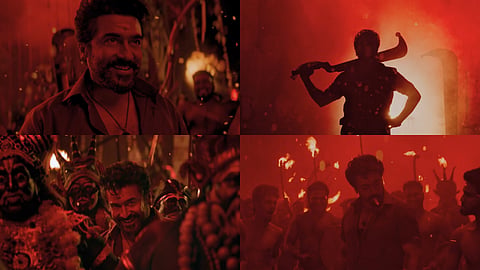 Suriya unleashes his fiery, rustic energy in Karuppu third single ...