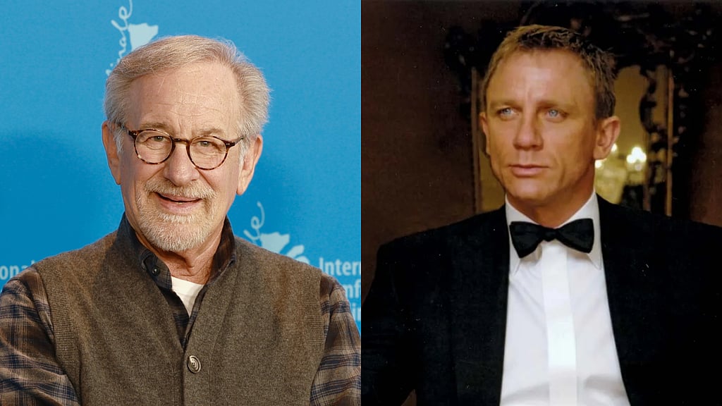 Why was Steven Spielberg rejected twice from making a James Bond film?