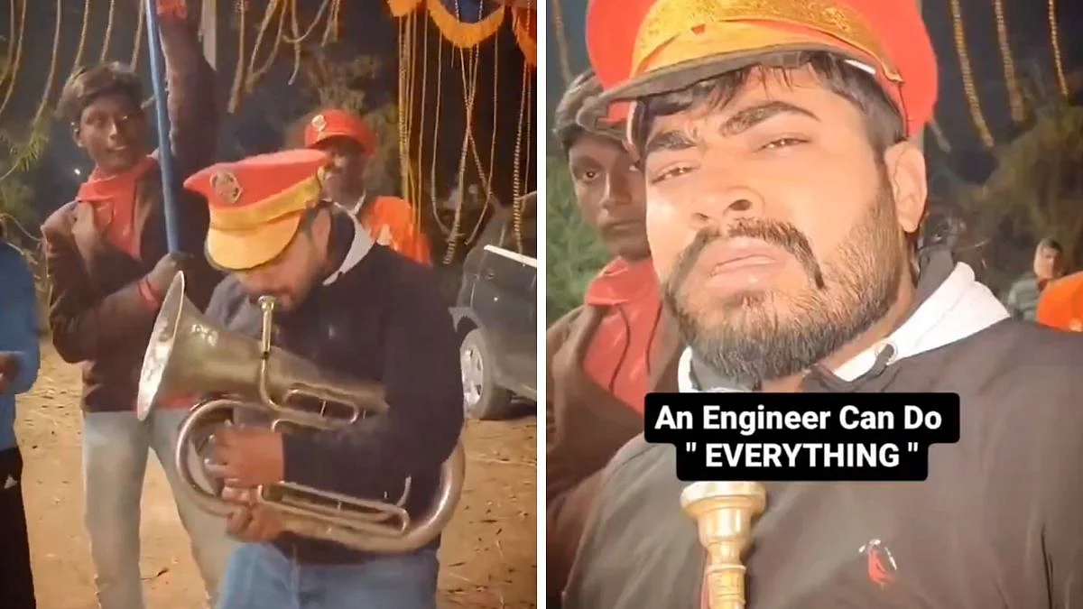 An Engineer Can Do Everything! इंजिनिअरच्या बँजो पार्टीचा सोशल मीडियावर ...