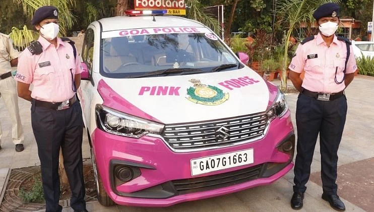 गोव्यातील Police Pink Force