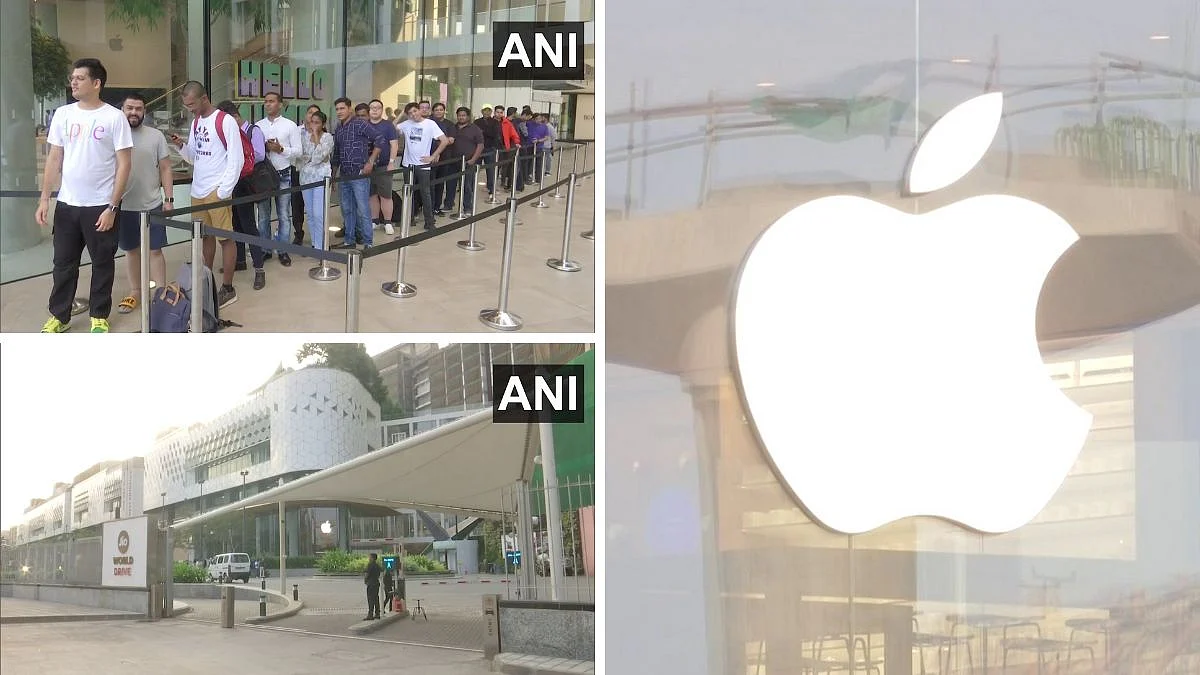 भारतातील पहिलं अॅपल स्टोअर 'या' ठिकाणी सुरु; उद्घाटनापुर्वी लोकांची ...