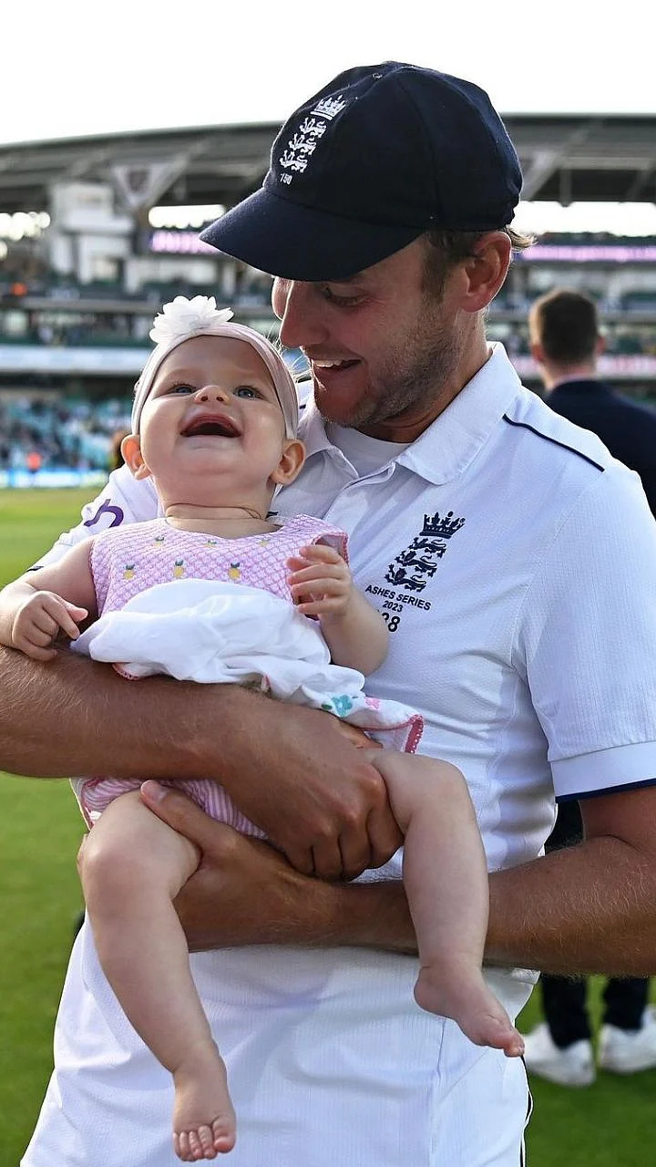 स्टुअर्ट ब्रॉडचे लेकीसोबतचे गोड फोटो पाहिले का? | Stuart Broad fiancée ...