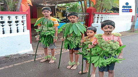 सत्तरी तालुक्यात पारंपरिक शिमगोत्सव सुरू; कोपार्डेत होळी उत्साहात ...