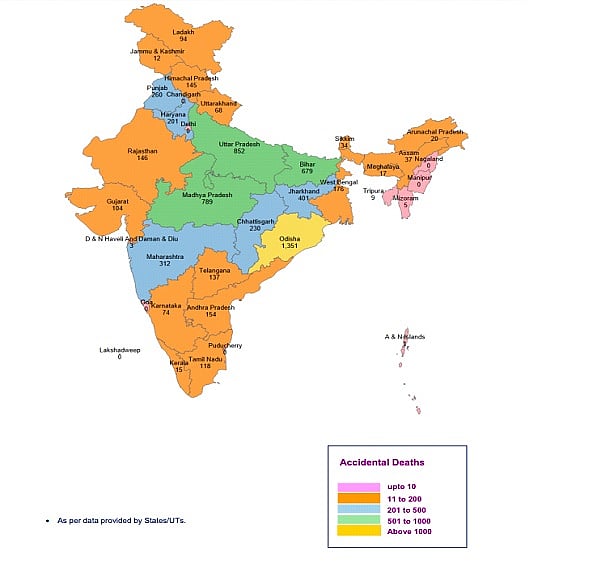 NCRB Report: Lightning Strikes Claim 2,500 Lives in India 2023