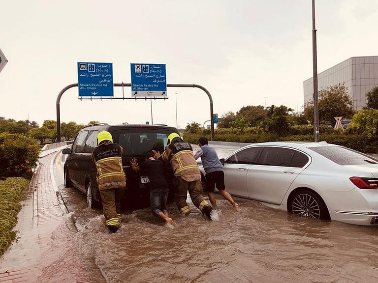 UAE receives its highest rainfall in 75 years, with 1.5 year’s worth of ...