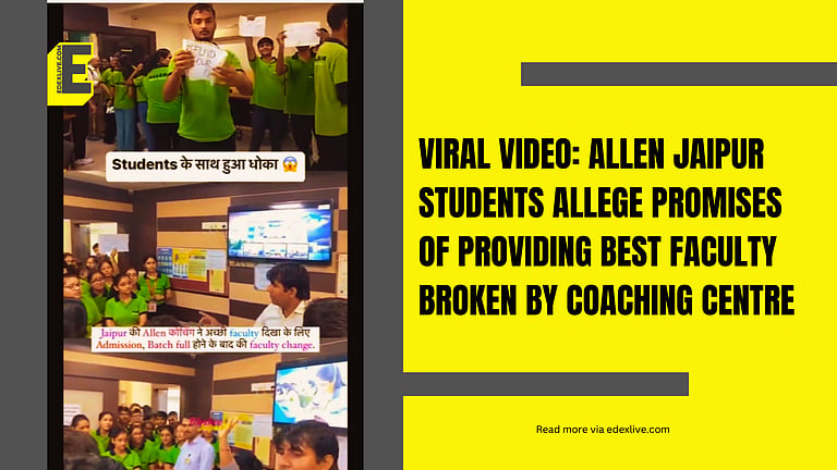 Viral video: Allen Jaipur students allege promises of providing best ...