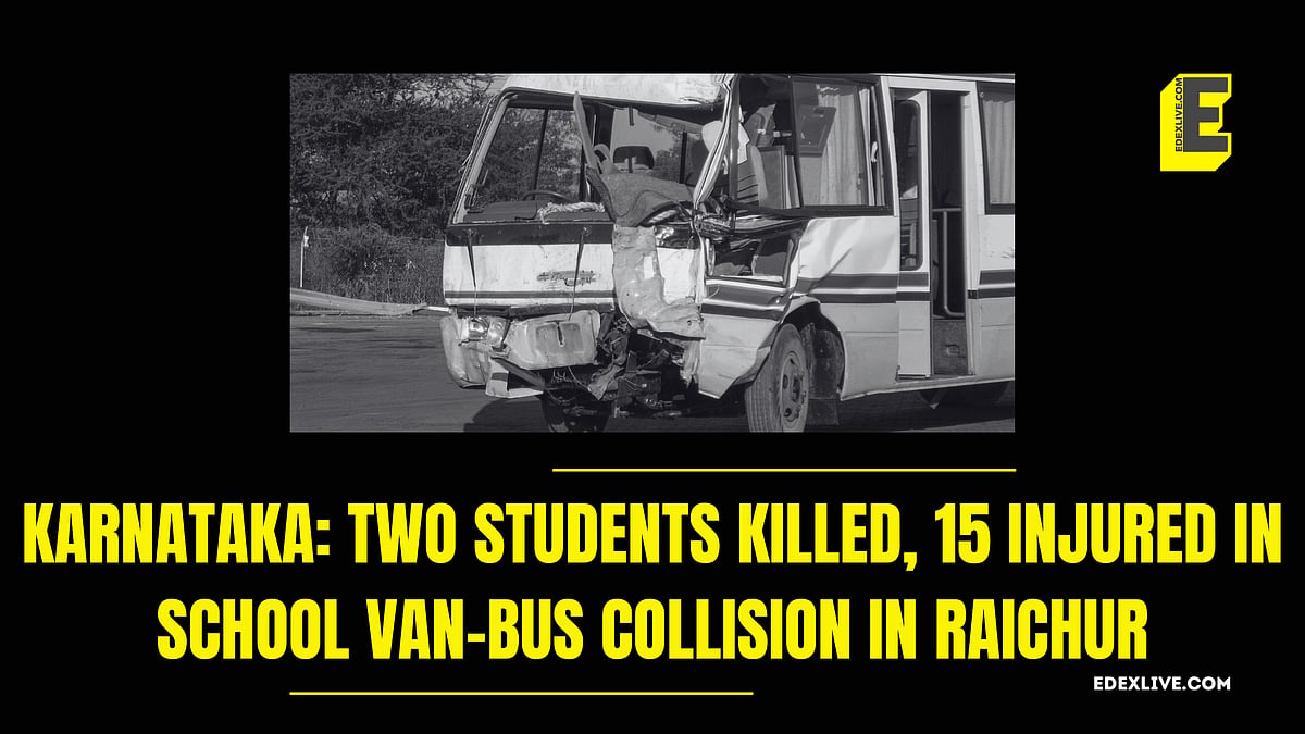 Karnataka: Two students killed, 15 injured in school van-bus collision ...