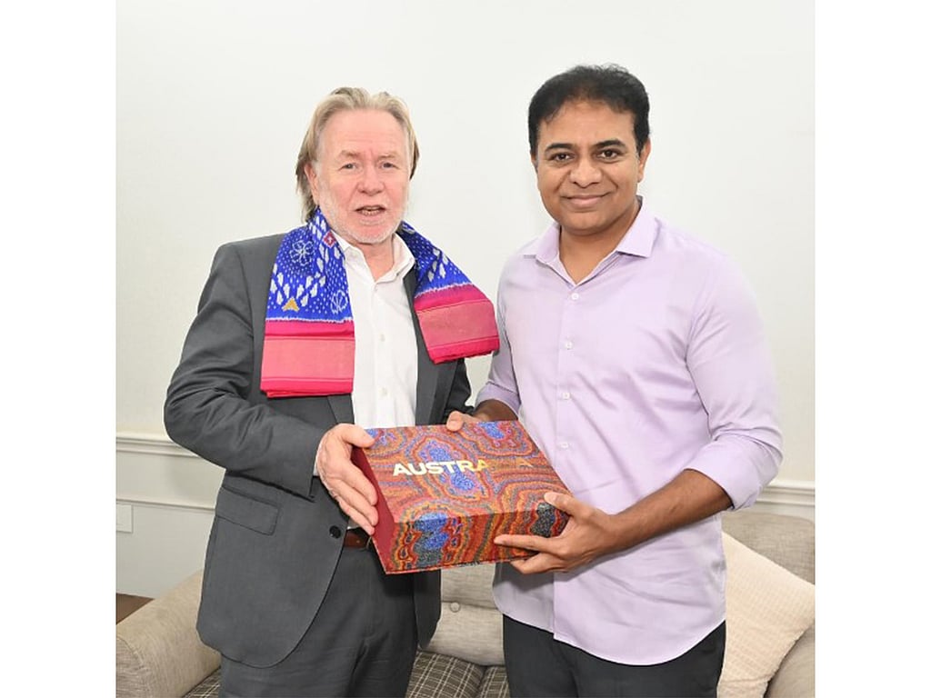 KTR meets Australian High Commissioner Philip Green, discusses ...