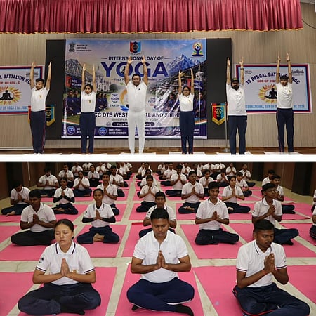 NCC Cadets in Bengal and Sikkim Prepare for International Yoga Day