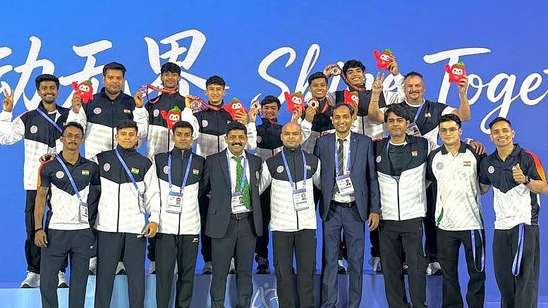 Indian junior men's gymnastics team bags bronze at Asian Championships