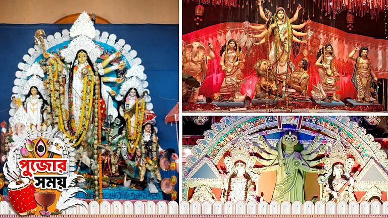 Purba Medinipur Durga Puja: ‘রামায়ণ’, ‘কাল্পনিক পাহাড়’, ‘মাটির ঘরে মা ...
