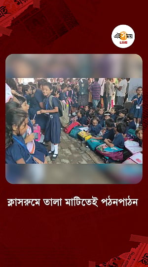 Chunchura school News | তালাবন্ধ ক্লাসরুম, মাটিতে বসেই পঠনপাঠন ...