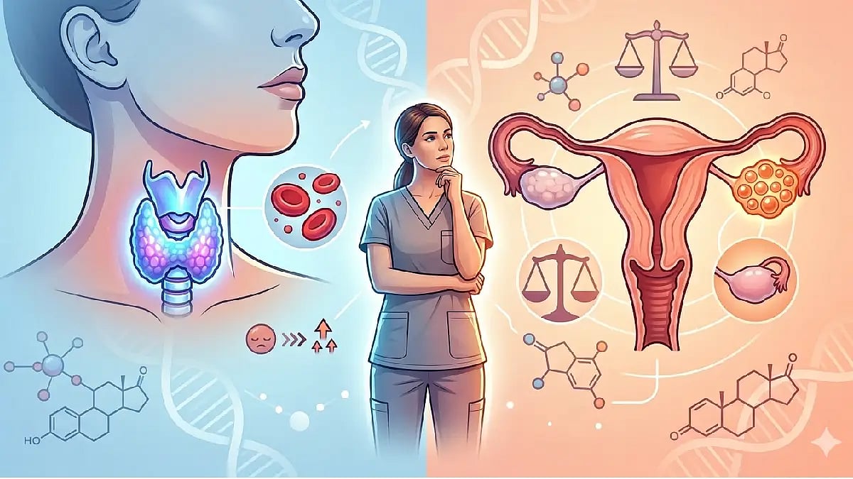 PMOS vs Thyroid: একই উপসর্গ, পার্থক্য জানবেন কী ভাবে? Ei Samay