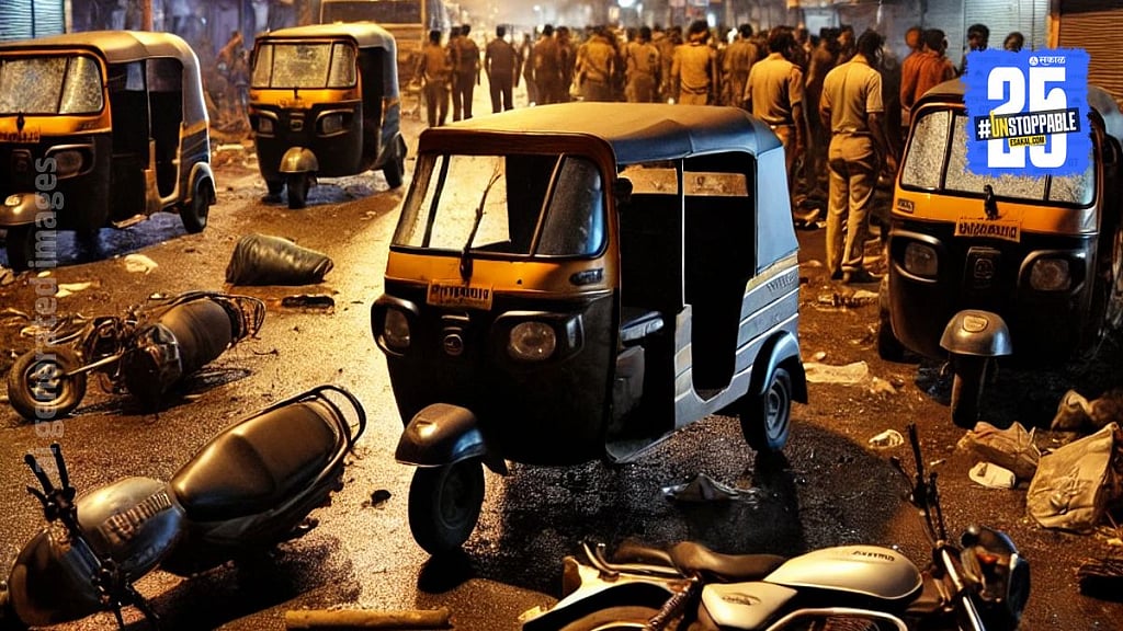 पुण्यात गुन्हेगारांचा उच्छाद! पुन्हा मध्यरात्री टोळक्याने केली वाहनांची ...