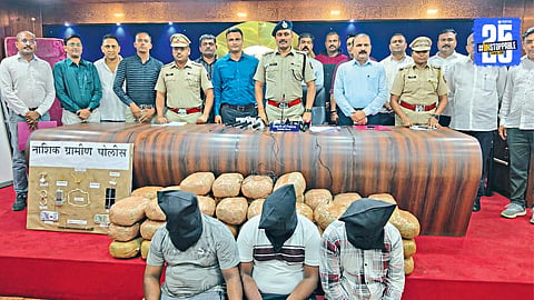 Nashik Crime : ओडिशातून गांजाची तस्करी; तिघे अटकेत, टिप्पर टोळीचा ...