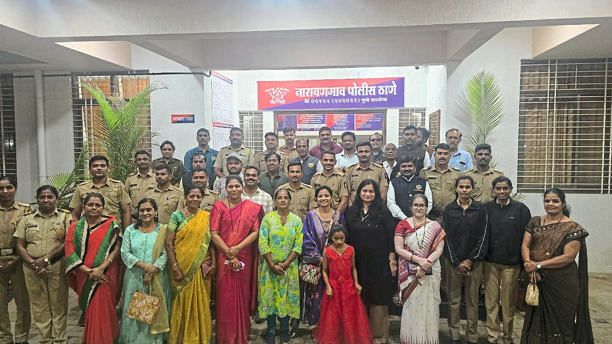 नारायणगाव पोलिस ठाण्यात रक्षाबंधन
