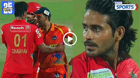 NITISH RANA VS DIGVESH RATHI FIGHT IN DELHI PREMIER LEAGUE 2025 | RANA ...