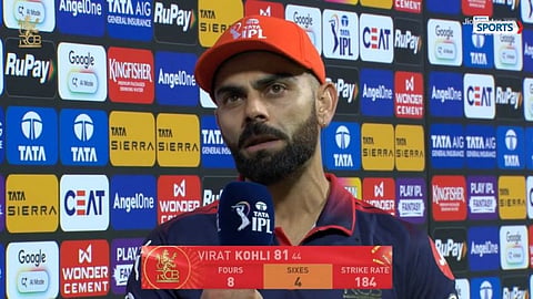 VIRAT KOHLI WINS POTM & ORANGE CAP; EMOTIONAL MESSAGE FOR CHINNASWAMY ...