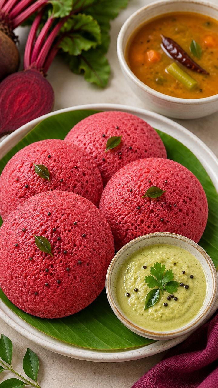 लहान मुलांसाठी झटपट बनवा हेल्दी 'बीटरूट इडली'!|Instant beetroot idli ...