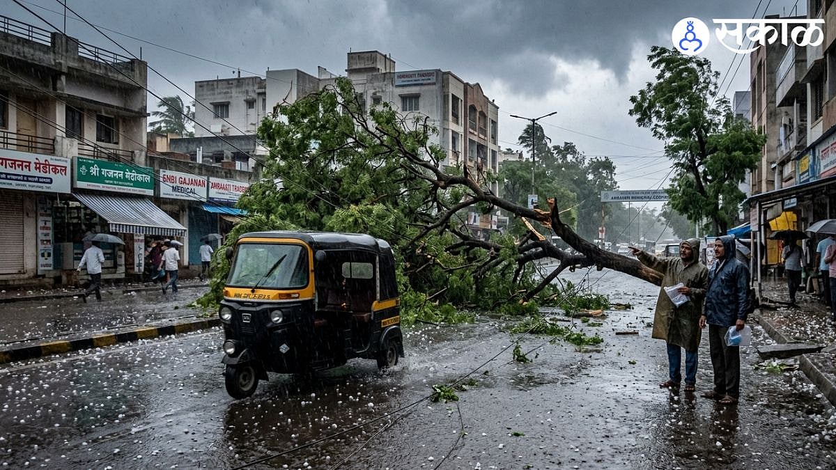 Amravati: मॉन्सूनपूर्व पावसाने मिळाला दिलासा; उकाड्यात घट, पावसासोबत ...