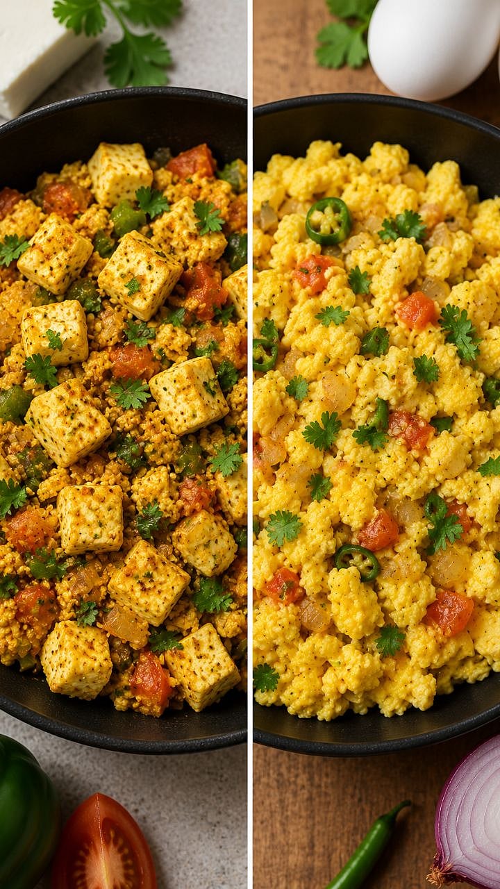 पनीर की अंडा भुर्जी? जास्त प्रोटीन कशात असते? |Paneer bhurji vs egg ...