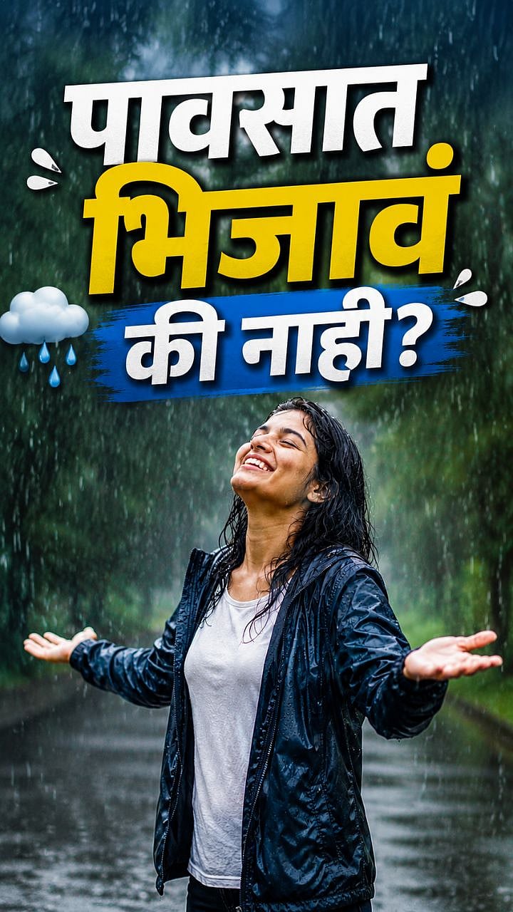 पावसात भिजणं आरोग्यासाठी चांगलं की हानिकारक? विज्ञान काय सांगतं? | Is ...