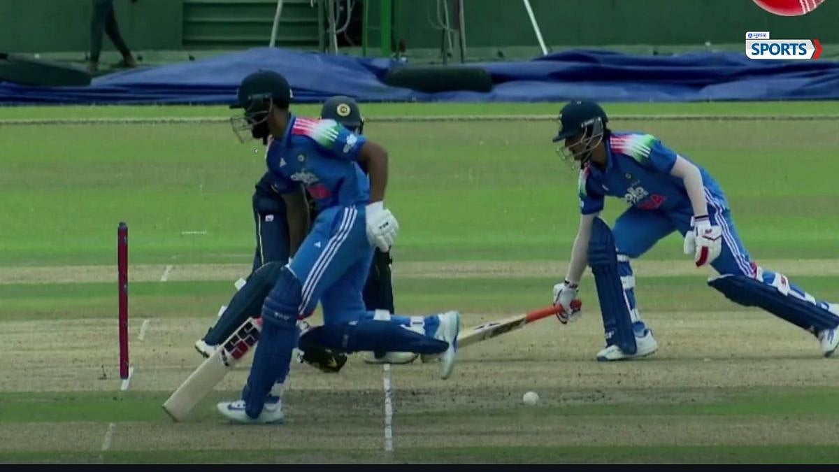 BIZARRE RUN-OUT! PRIYANSH ARYA DISMISSED AFTER RUTURAJ GAIKWAD MIX-UP ...