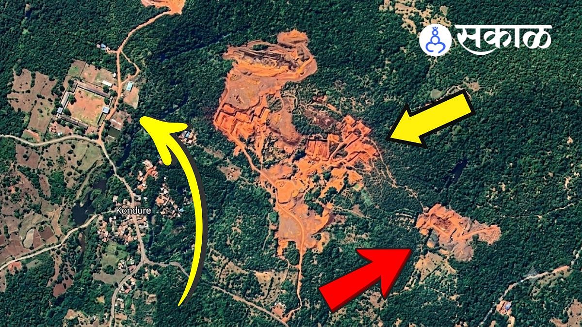 Google Earth Images Highlight Large-Scale Mining Activity Near Talwane ...