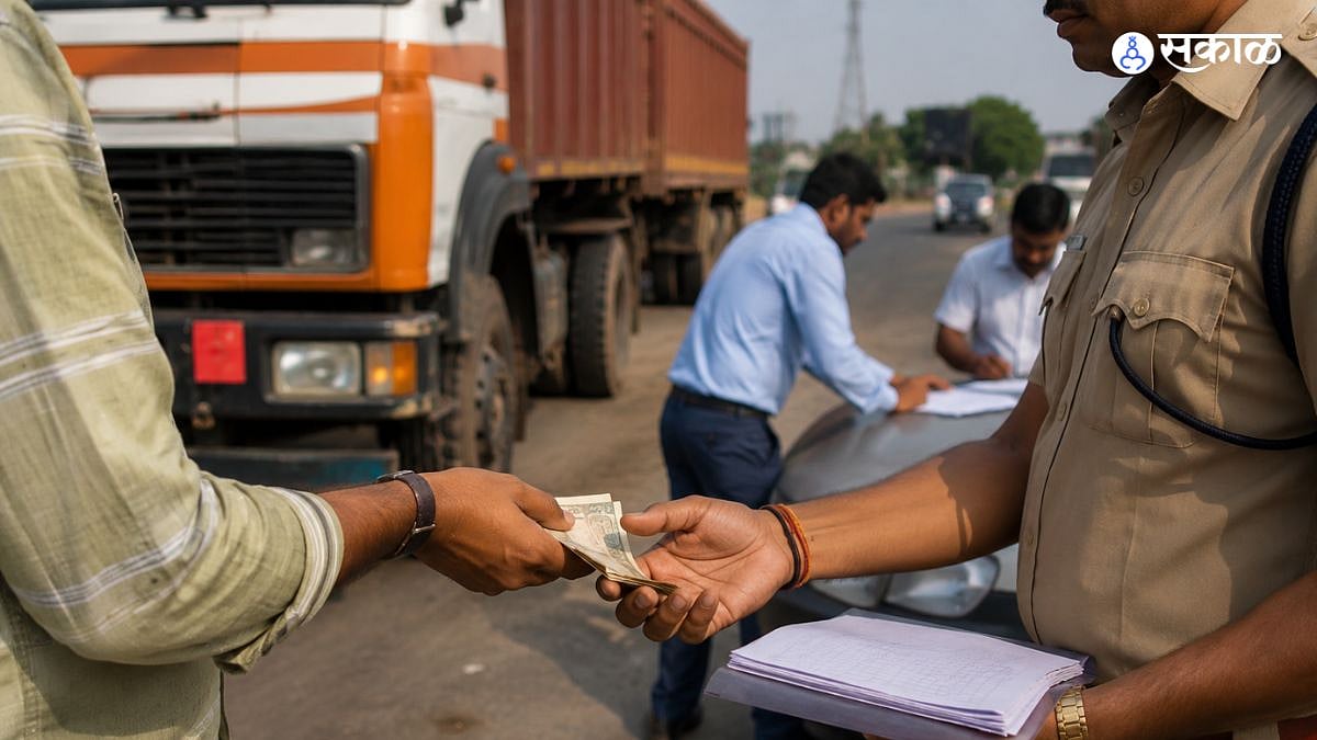 Nagpur RTO Officer Sajan Shende Caught in Bribery Case | Agent Held for ...