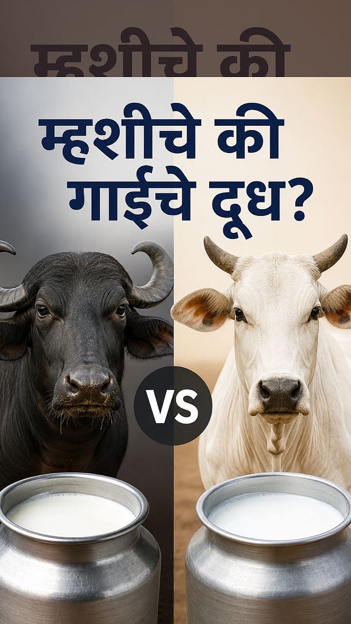 COW MILK VS BUFFALO MILK: WHICH IS HEALTHIER FOR YOUR BODY?|गाईचे दूध ...