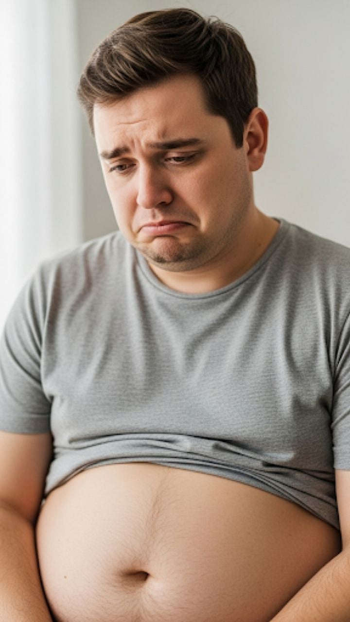 पोटावरील वाढती चरबी देते 'या' आजाराला निमंत्रण!|Belly fat type 2 ...
