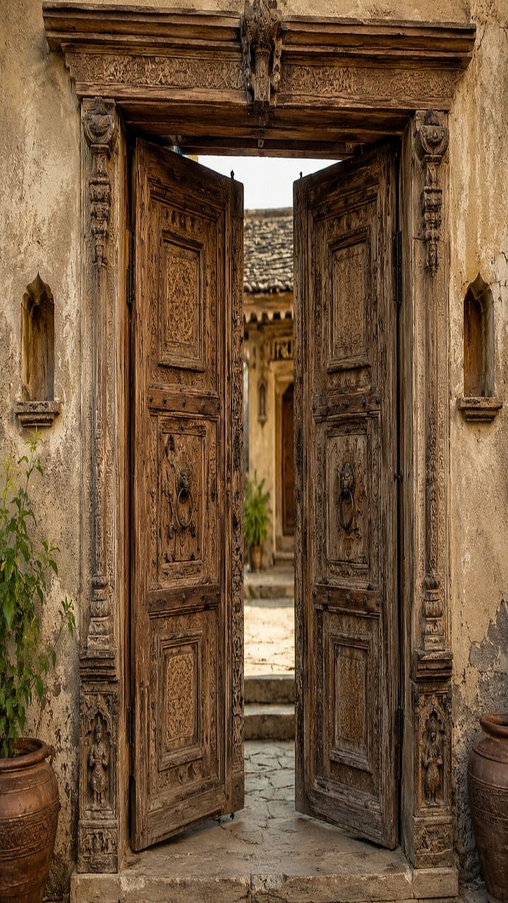 What was reason our ancestors installed doors on opposite sides of ...