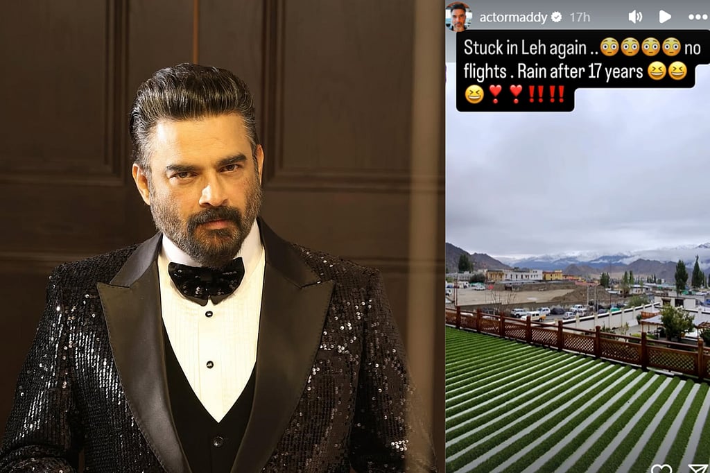 R. Madhavan recall his 3 idiots shoot as he's stuck in Leh