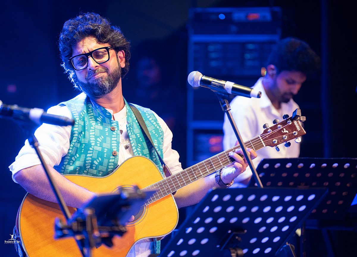 Joy Sarkar on his solo acoustic guitar album, Colourfully Blind