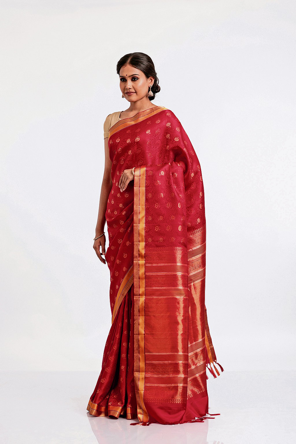 Rani by Bhargavi Kunam: Contemporary Kanjeevaram Saris for Today