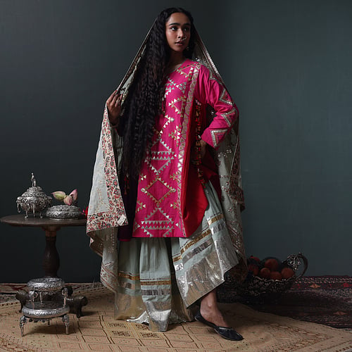 Divya Sheth revives traditional gota patti with sacred motifs