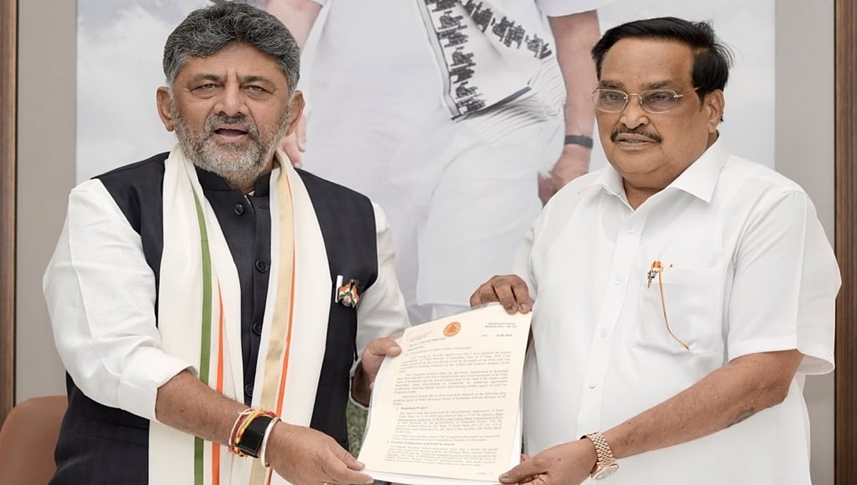 ಕೇಂದ್ರ ಜಲಶಕ್ತಿ ಸಚಿವ ಸಿ.ಆರ್. ಪಾಟೀಲ್ ಭೇಟಿಯಾದ ಸಿಎಂ DKS: ಮೇಕೆದಾಟು ಸೇರಿದಂತೆ ...