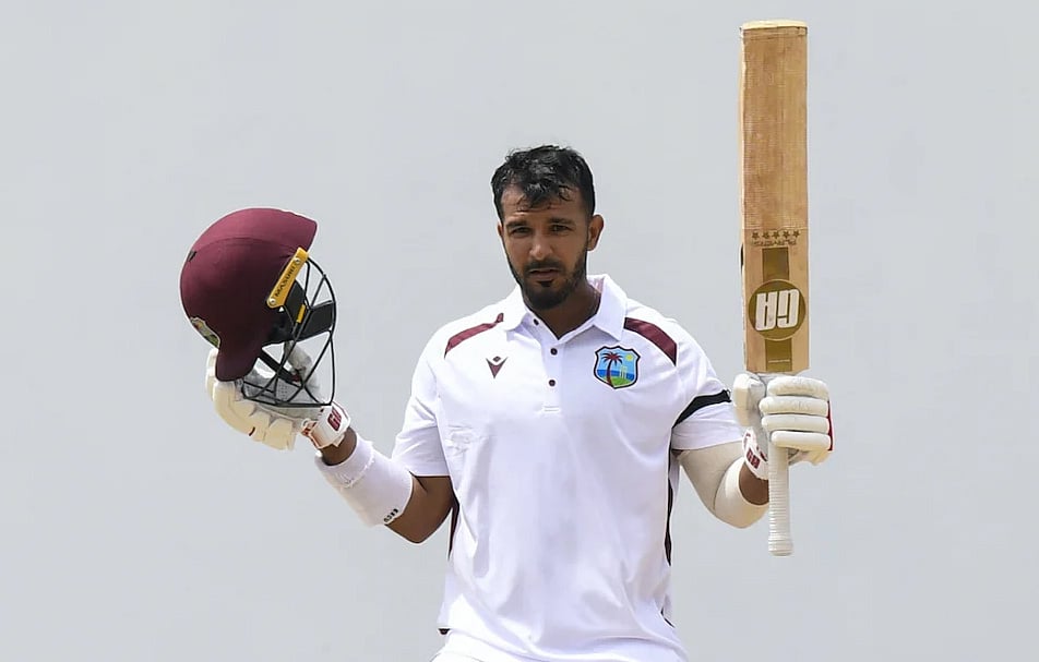 Cricket Test: அமீர் ஜாங்கூ இரட்டை சதம், ரோஸ்டன் சேஸ் சதம் வெடிப்பு ...