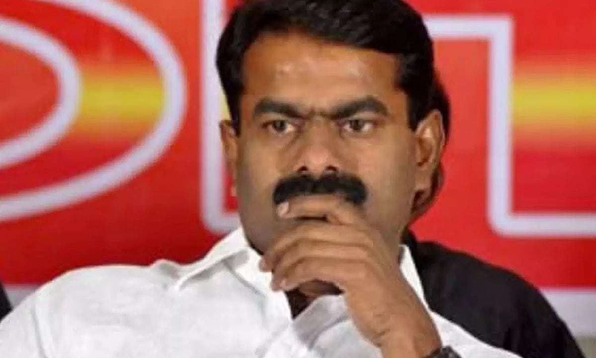 சீமான் மீது வழக்குப்பதிவு செய்த நீலாங்கரை போலீசார்